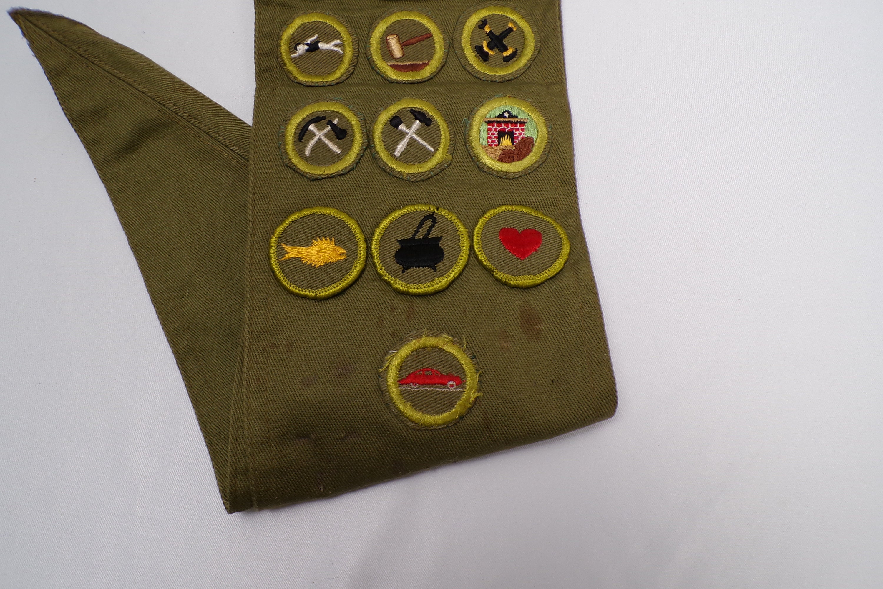 Boy Scouts of America Army Green Sash and Twenty-two Merit Badges - Etsy