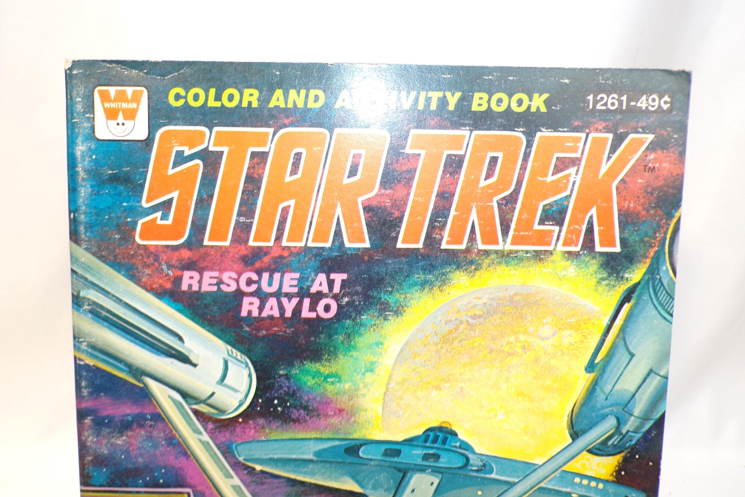 1978 Star Trek Coloring Books "planet Ecnal's Dilemma" and "rescue at Raylo" - Etsy
