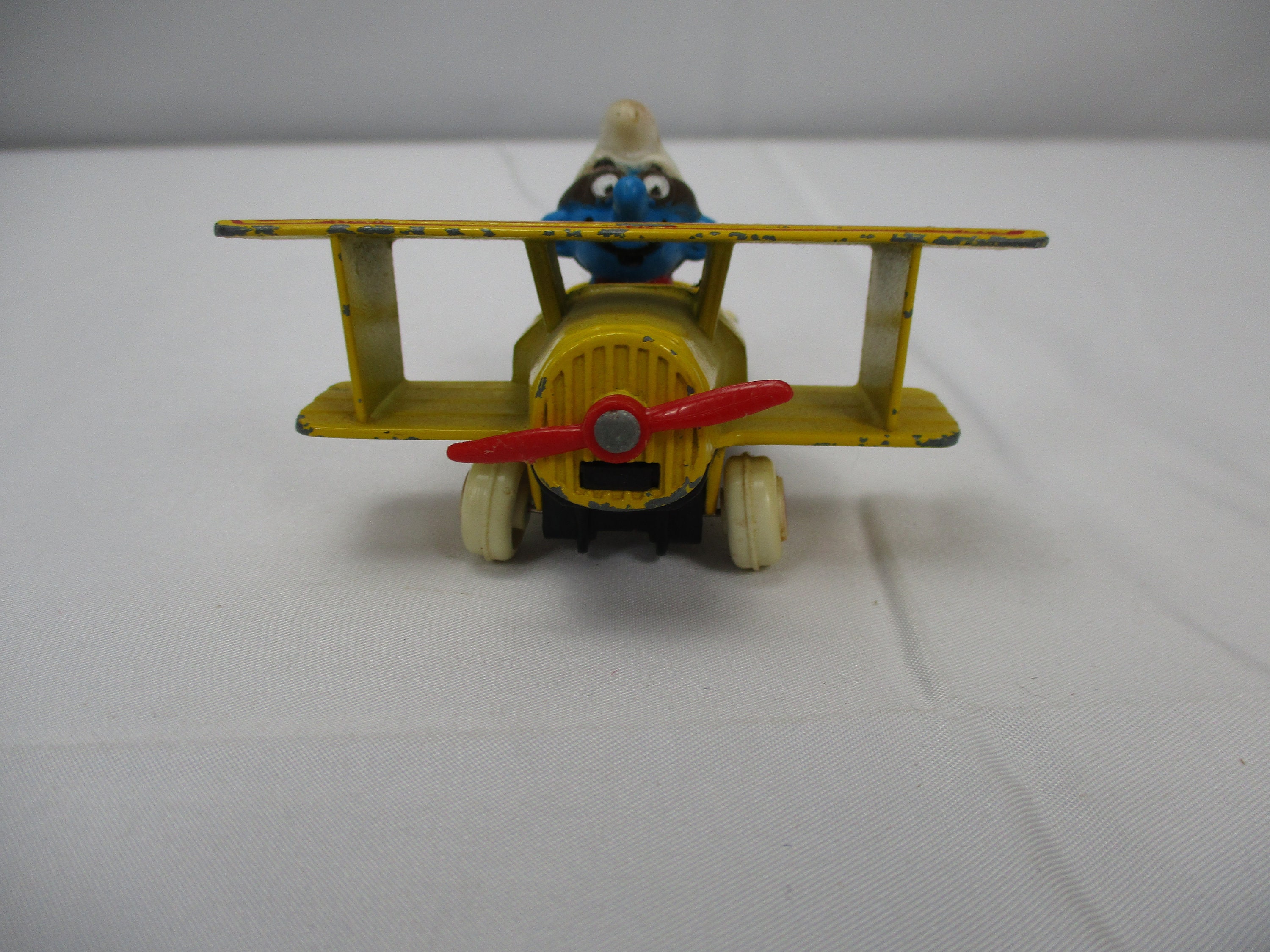 1982 ERTL Die-cast Aero-smurf Airplane - Etsy