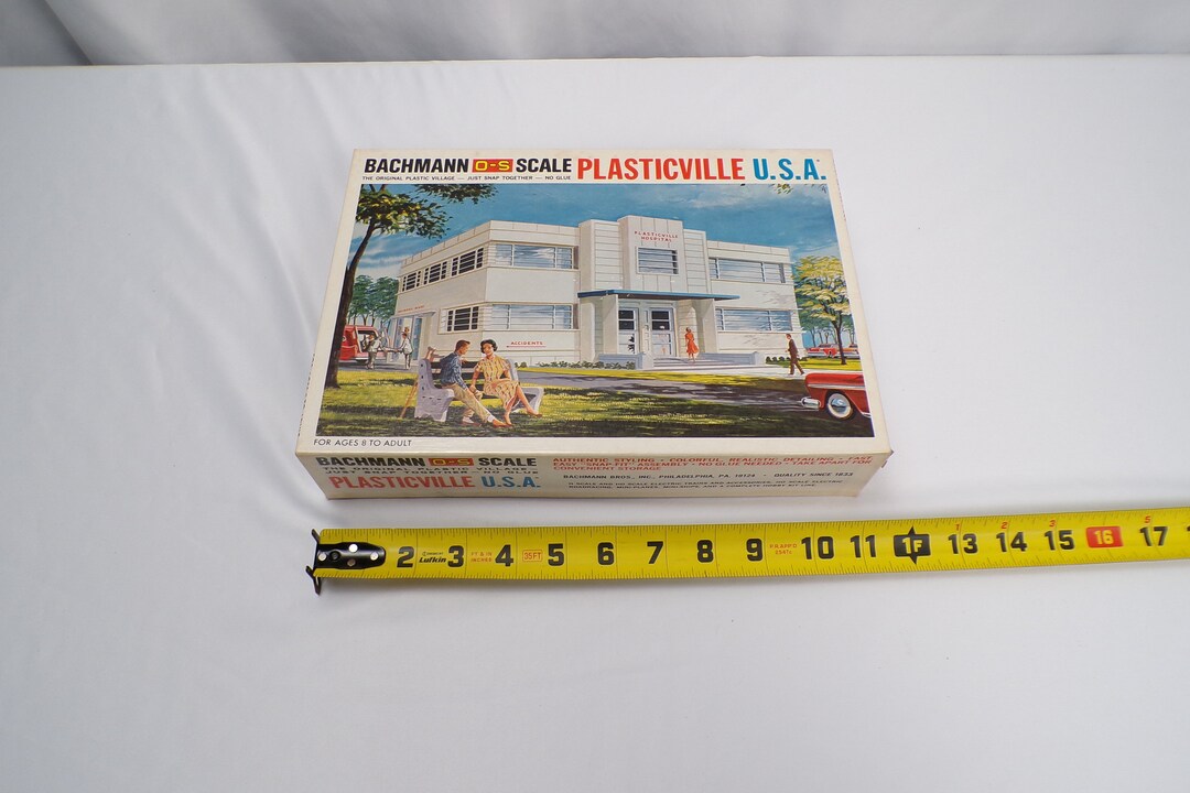 Bachmann Plasticville U.S.A. - Hospital Model Kit - Etsy
