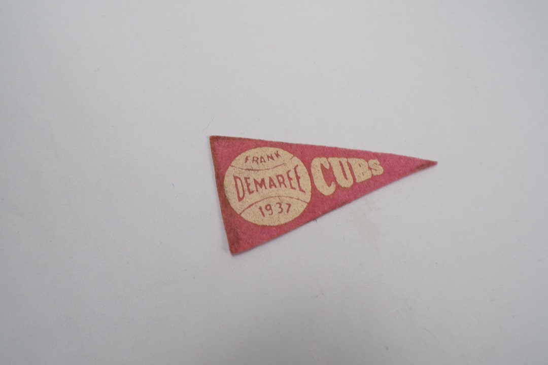 1937 Chicago Cubs Frank Demaree Gum Felt Pennant - Etsy