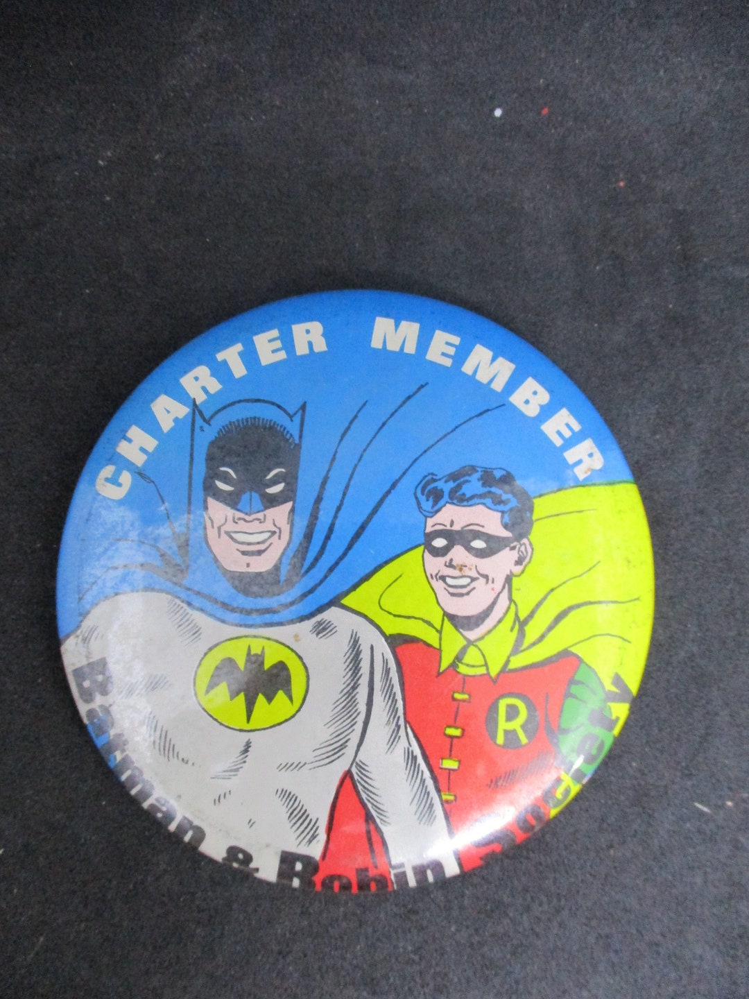 Batman and Robin Society Pin 1966 - Etsy