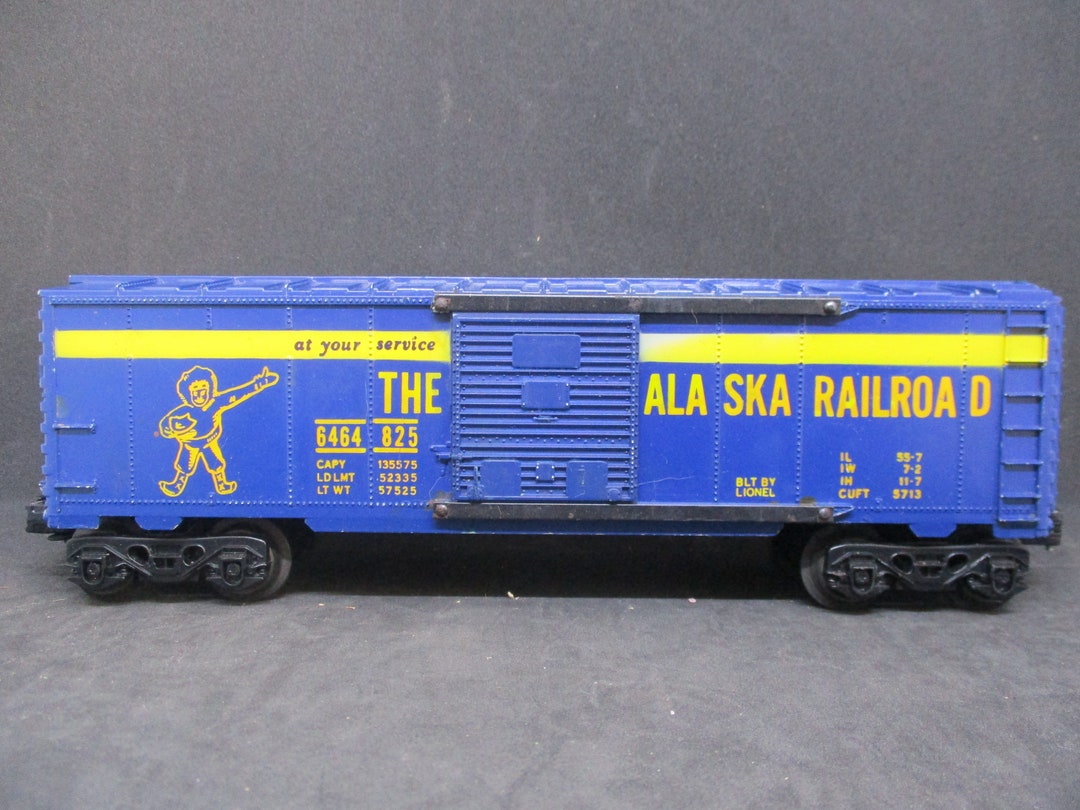 Lional Alaskan Railroad Blue Box Car #6464-825 - Etsy