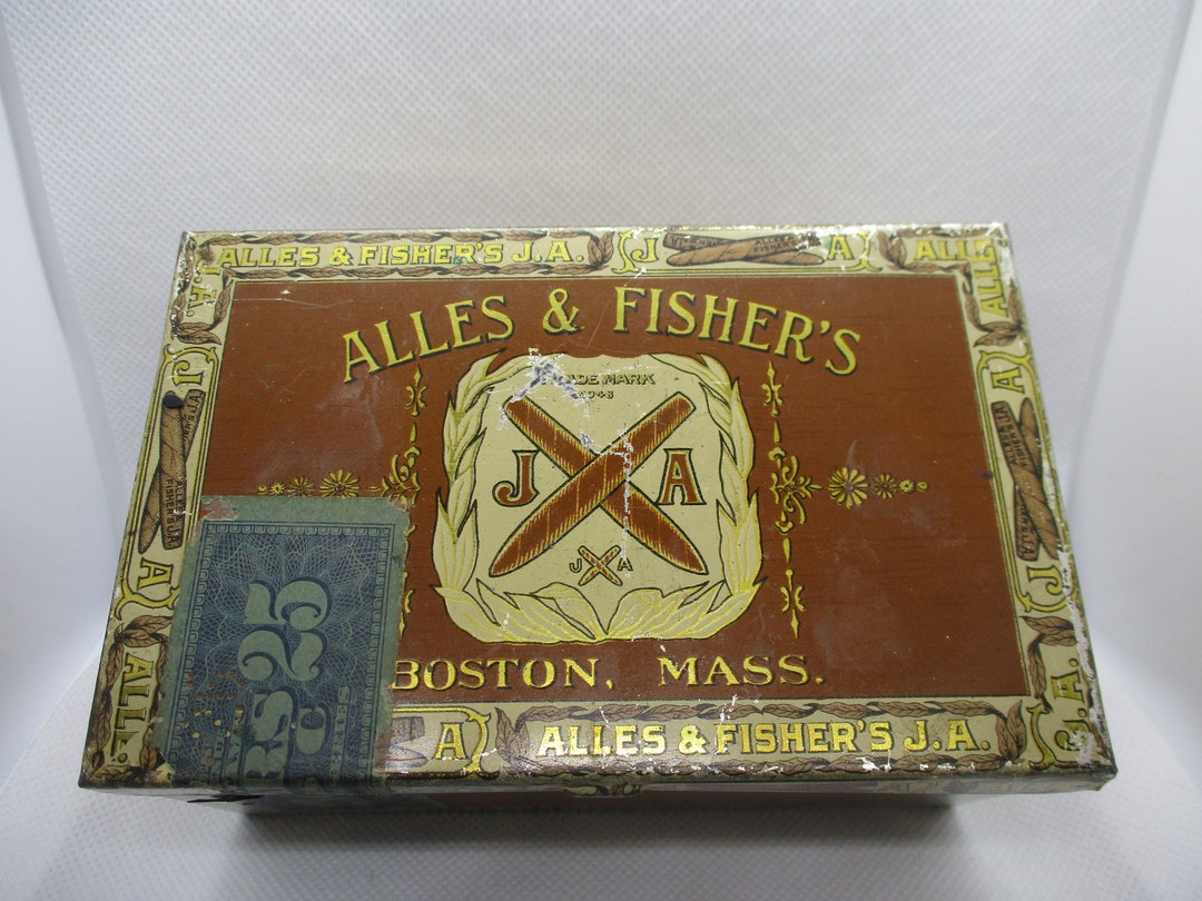 Alles Fisher Cigar Tin - Etsy