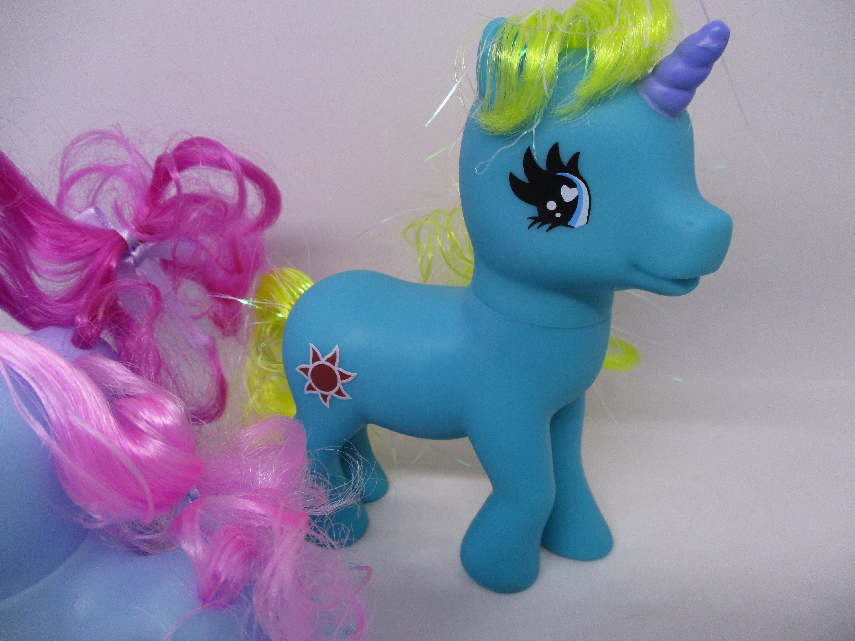 1980s Gi-go Ponies - MLP Fakes (two Different Blues Ones & One Purple ...