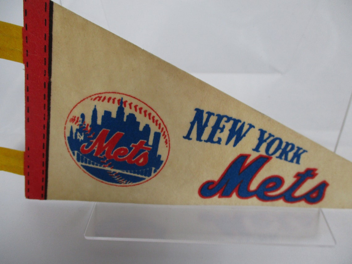 New York Mets Baseball Pennant - Etsy