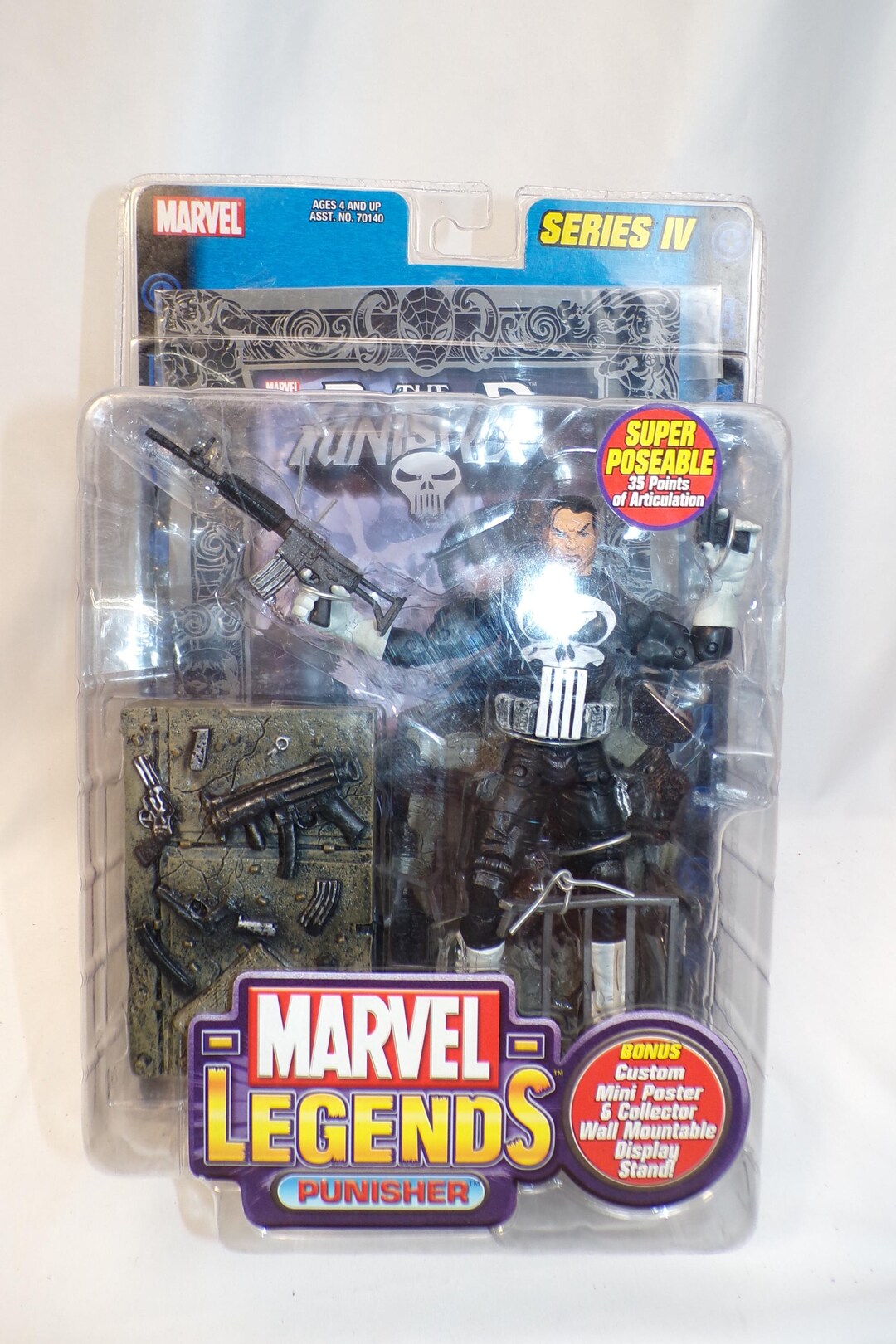 2003 Series IV Marvel Legends "punisher Action Figure" - Etsy