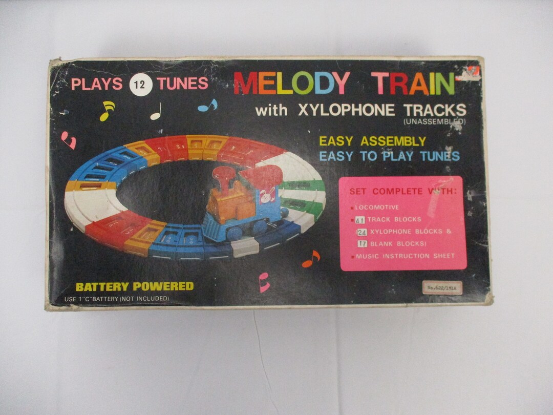 Battery Powered Melody Train With Xylophone Tracks - Etsy