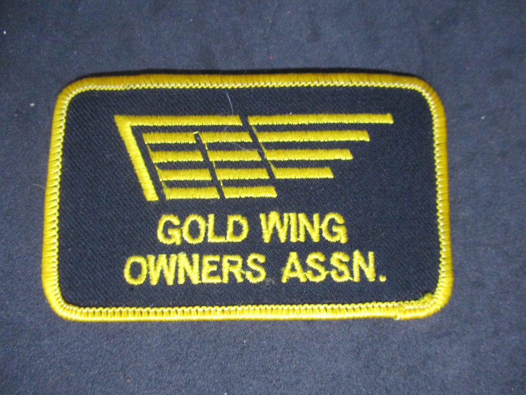 Vintage Honda Gold Wing Owners Associations Patch - Etsy