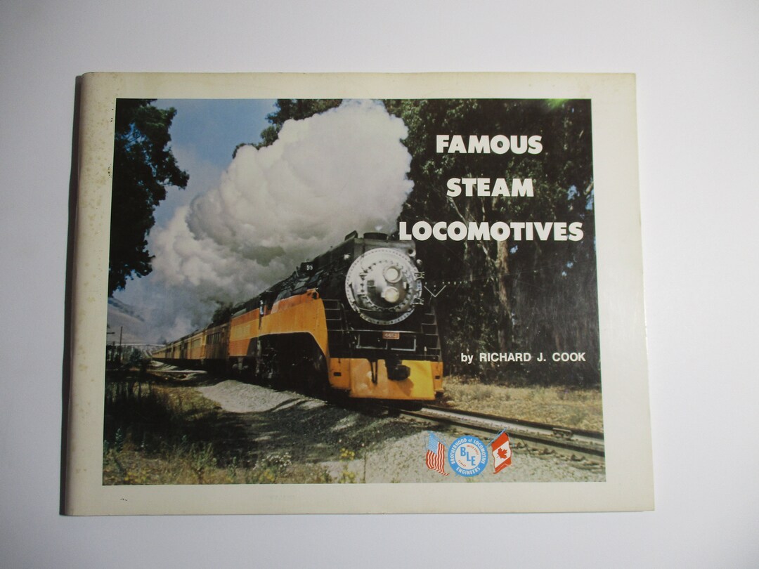 Famous Steam Locomotives Book - Etsy