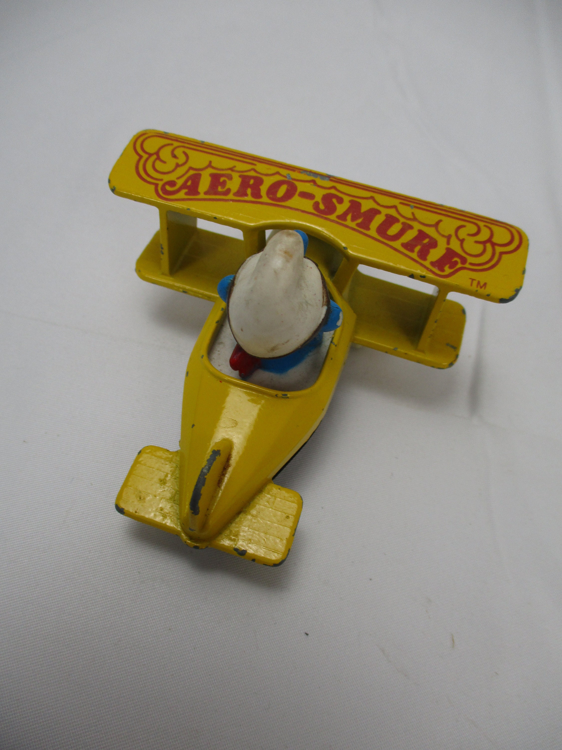 1982 ERTL Die-cast Aero-smurf Airplane - Etsy