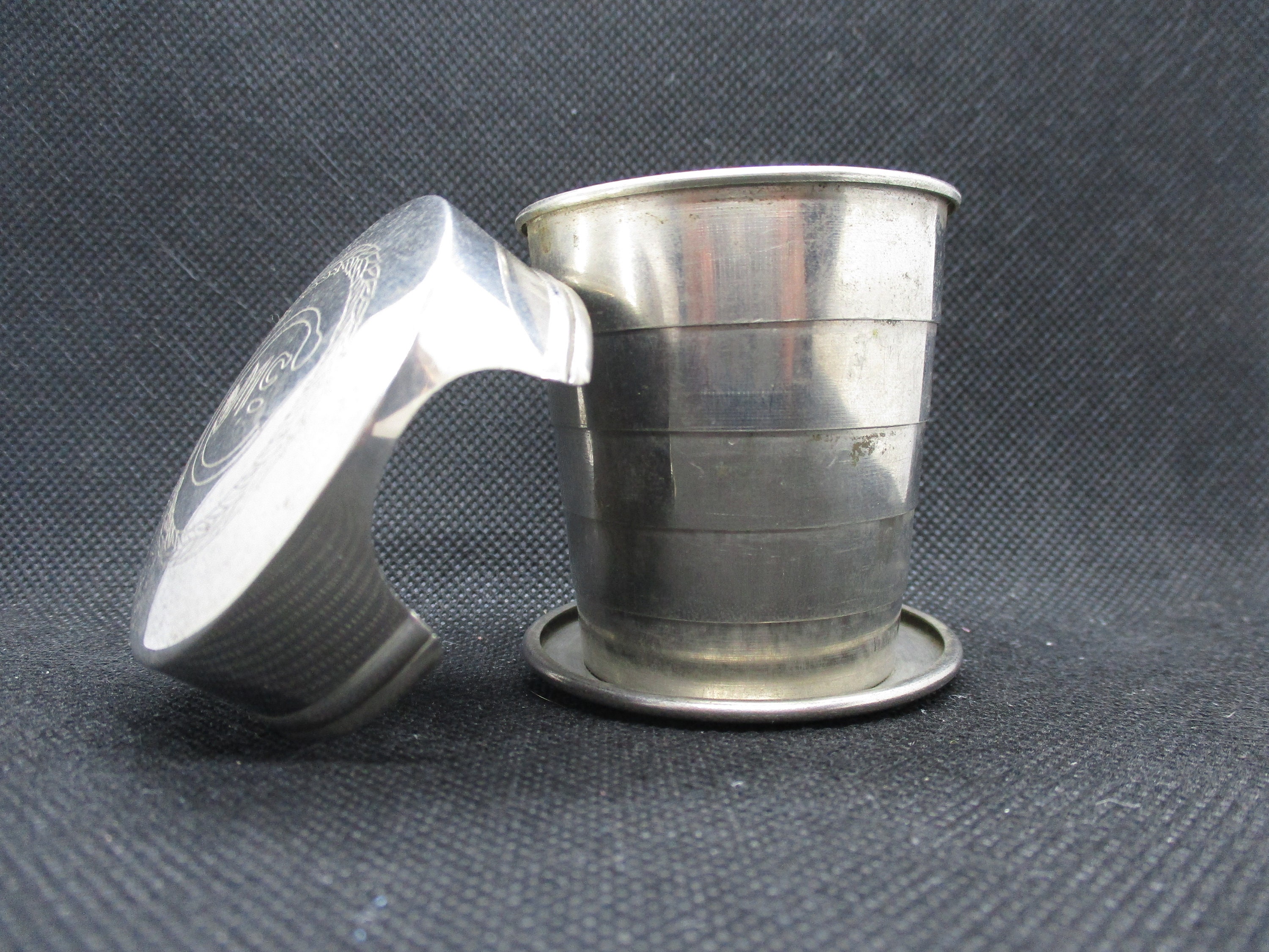 1897 "mc" Metal Vintage Collapsible Cup - Etsy