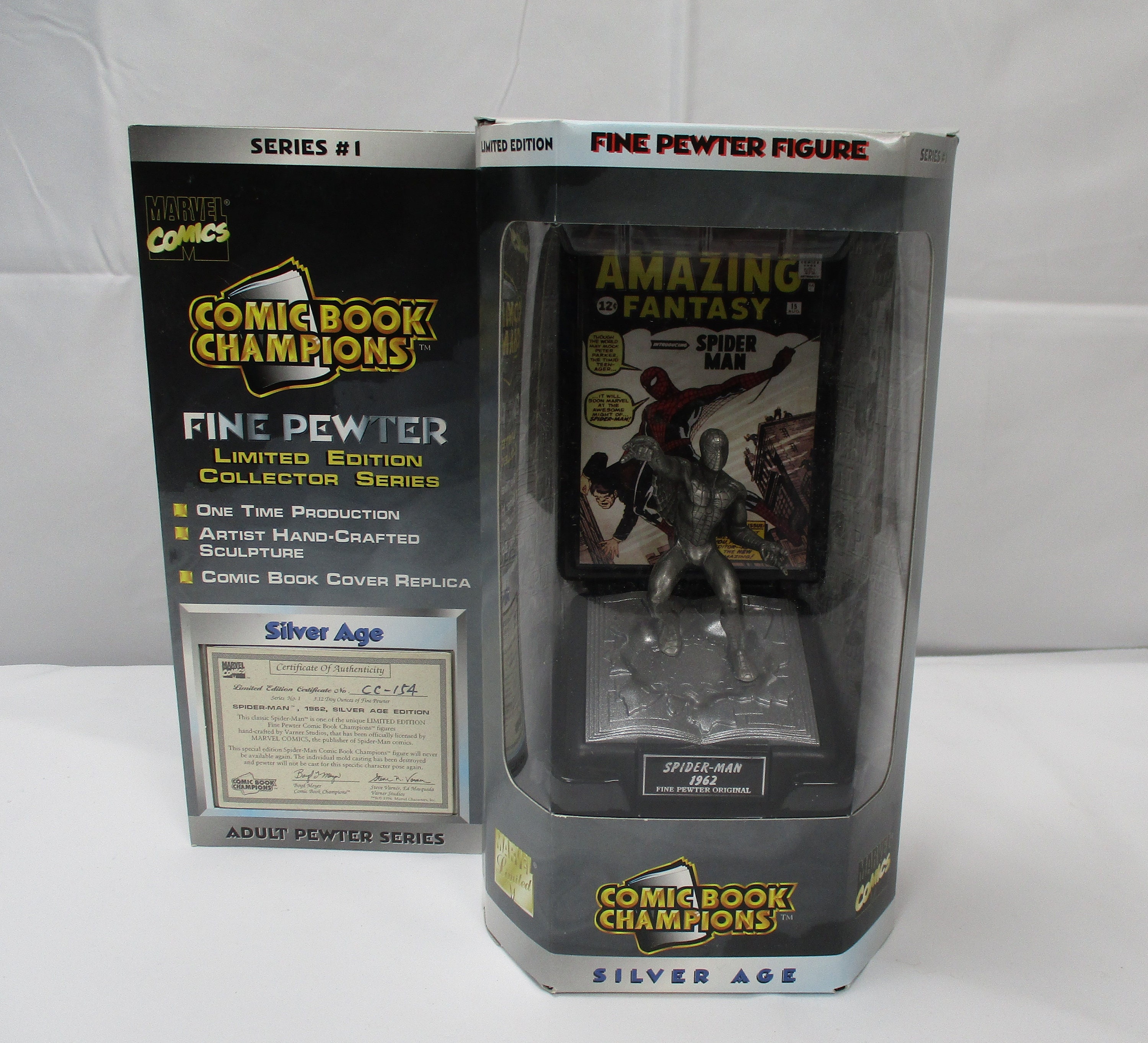 1996 Varner Studios - Marvel Comics Series #1 Comic Book Champions Fine ...