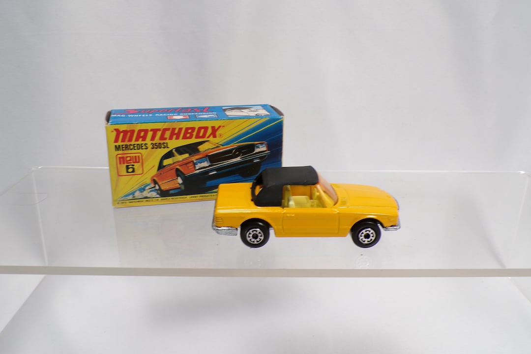 1973 Matchbox Superfast #6 Mercedes 350SL (with Original Box) - Etsy