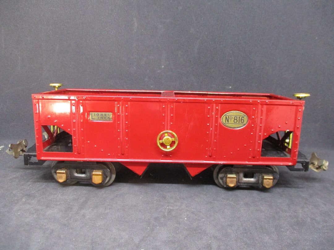Lionel Prewar Red Hopper Car 816 - Etsy