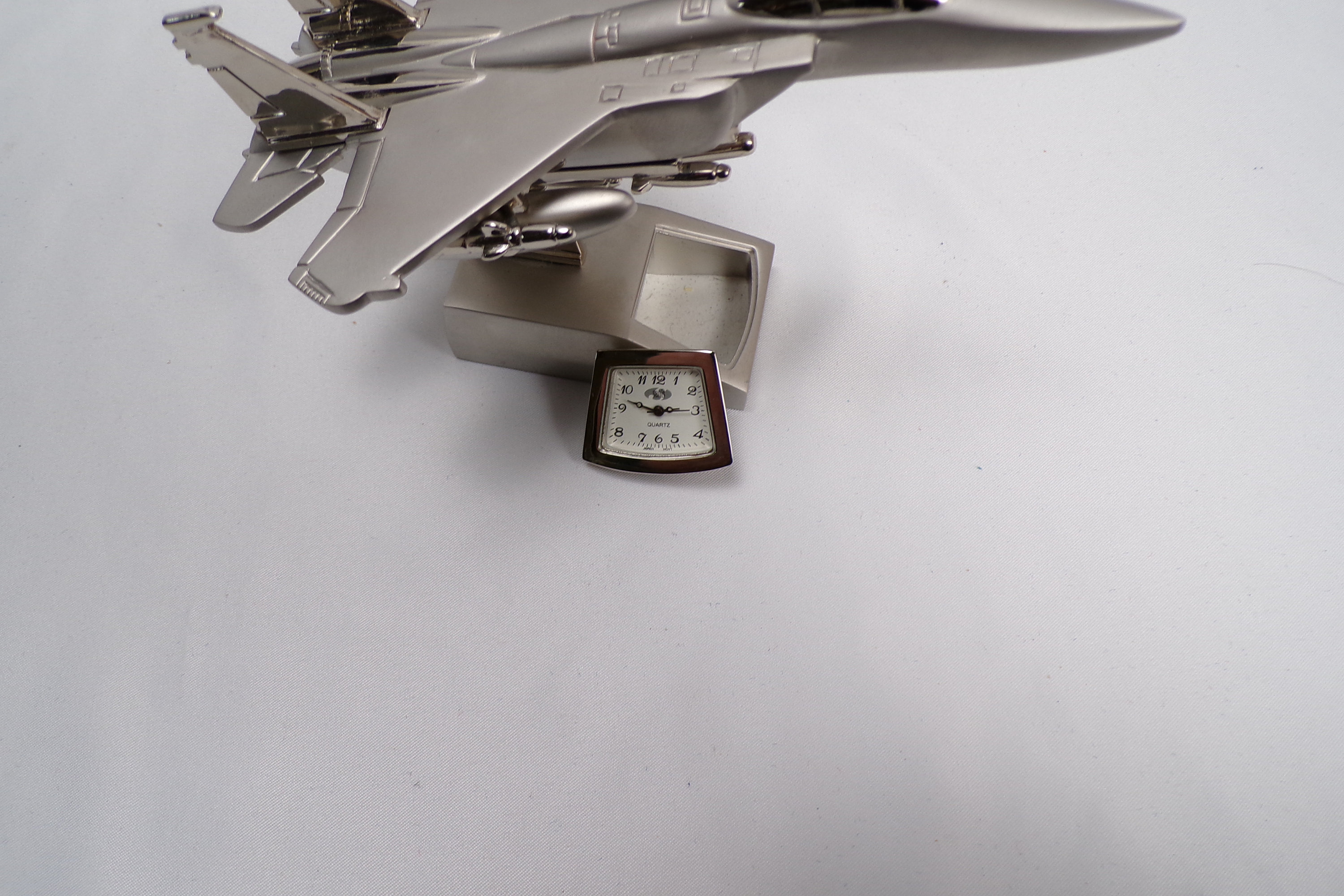 Jet Fighter Desk/mantel Clock Made by Sanis - Etsy