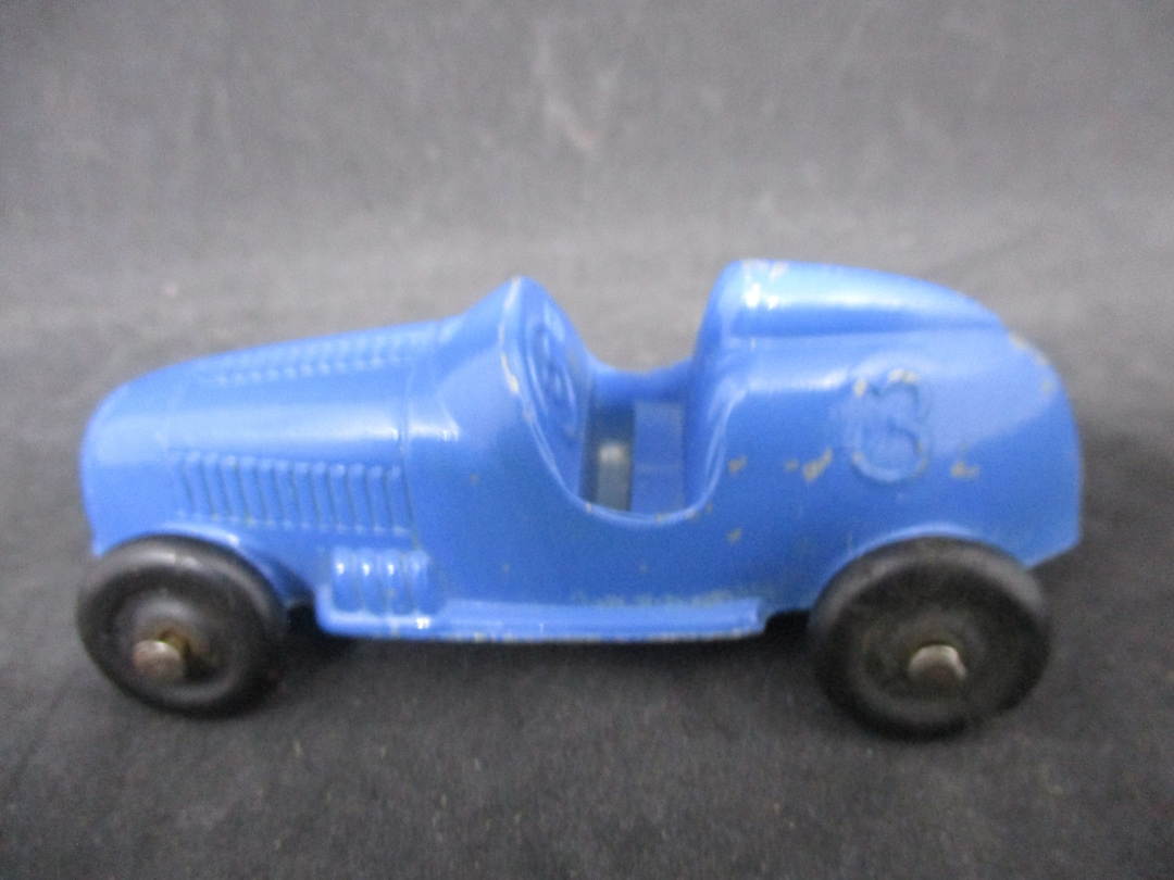 Blue Tootsietoy Race Car - Etsy