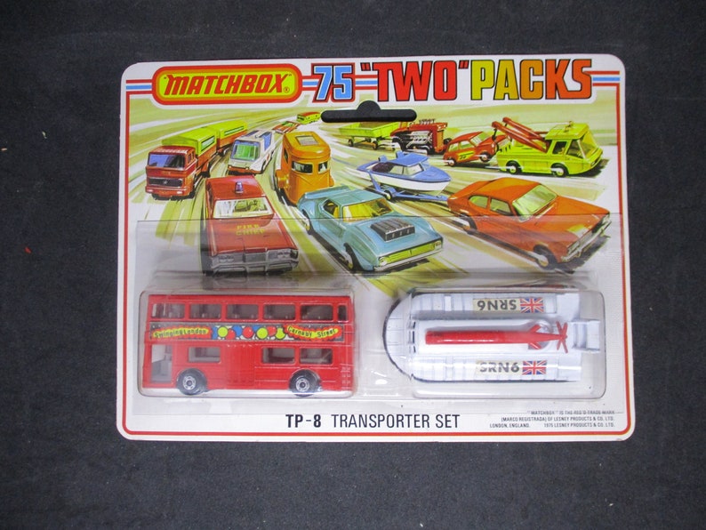 Matchbox 75 "two" Pack TP-8 Transporter Set (1975) - Etsy