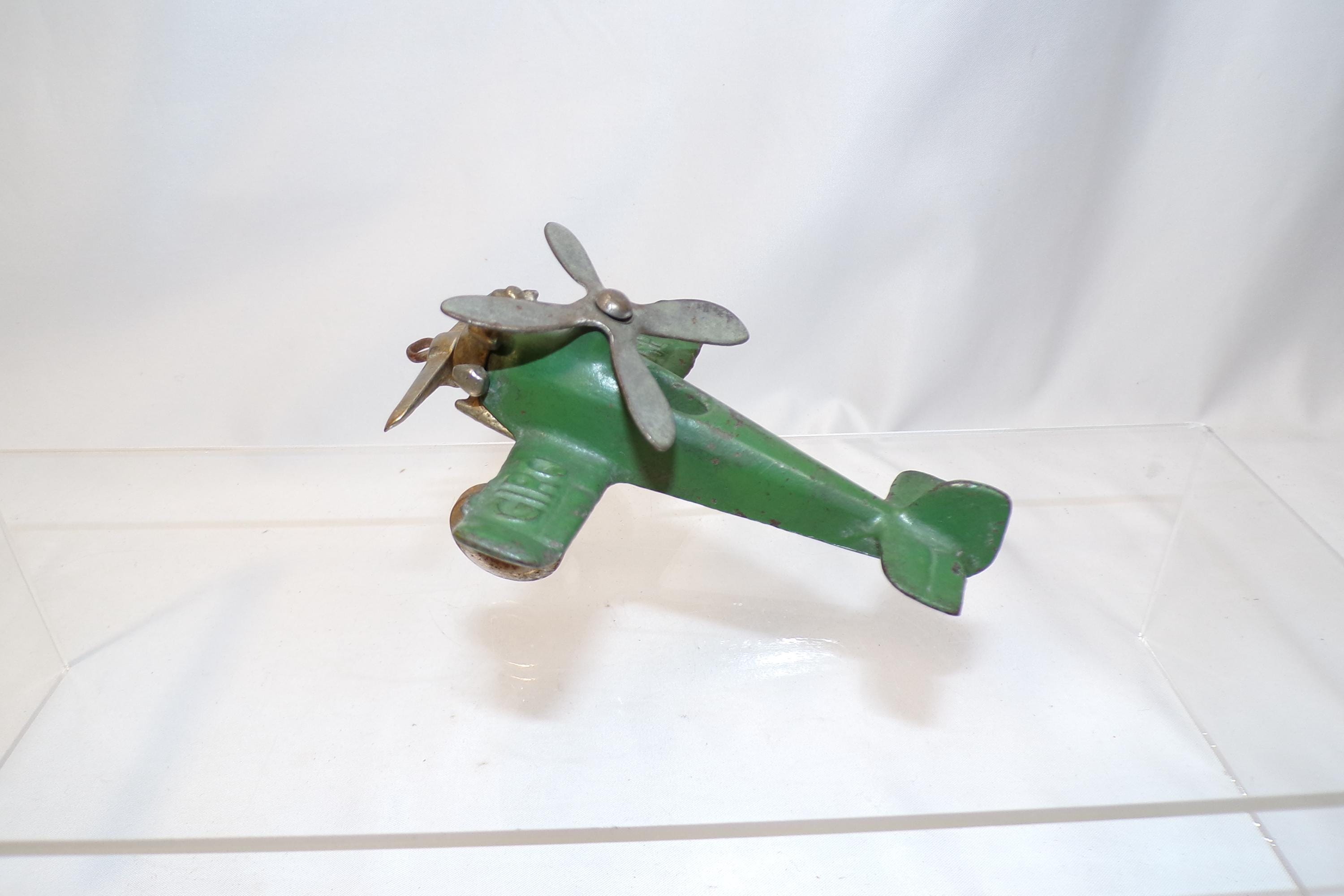 1930s Hubley Green Cast Iron Toy Gyro Plane (helicopter) - Etsy