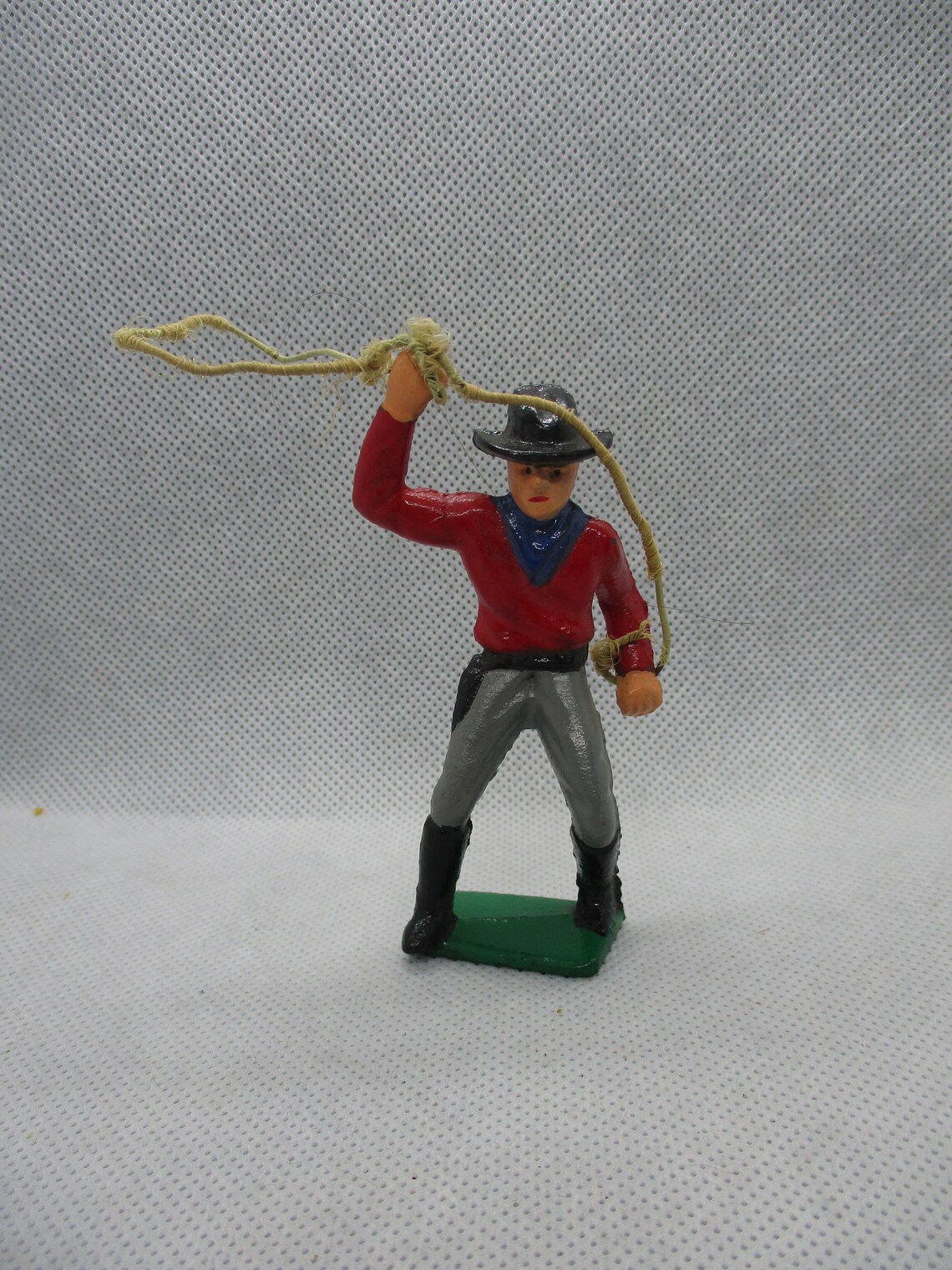 Barclay Cowboy With a Lasso Metal Figure - Etsy