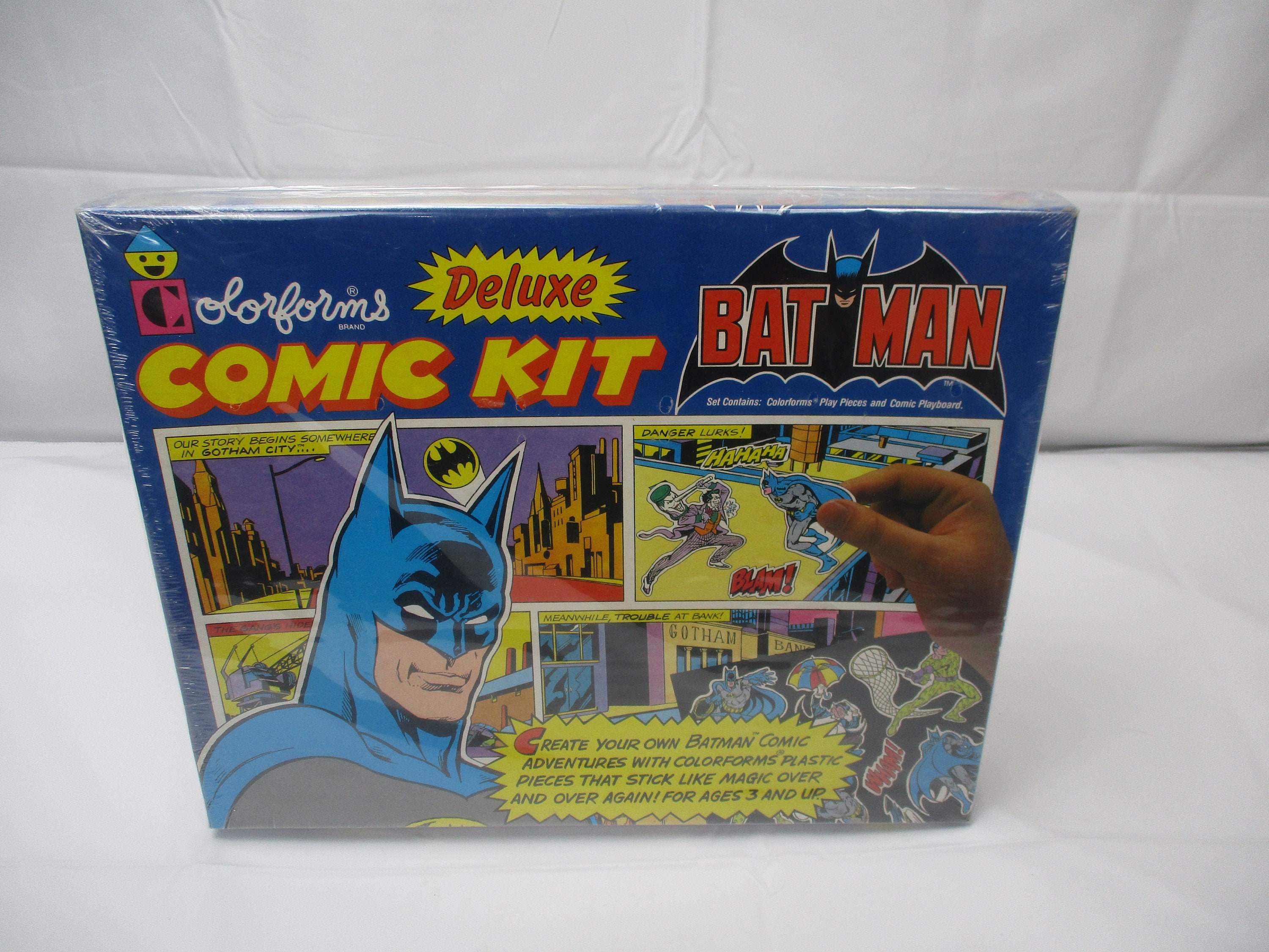 1989 Colorform Deluxe Batman Comic Kit - Etsy
