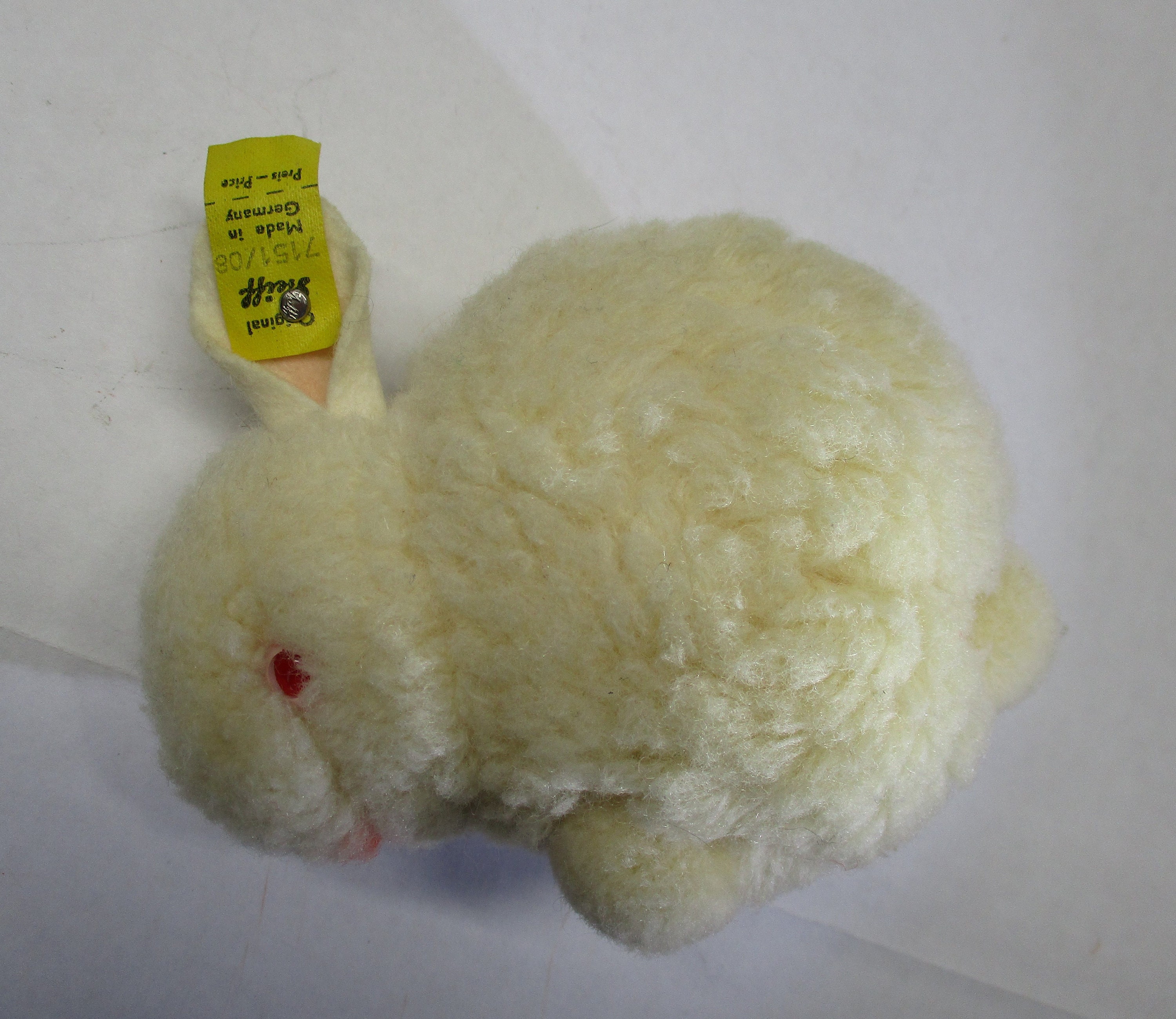 Steiff Albino White Rabbit - Etsy