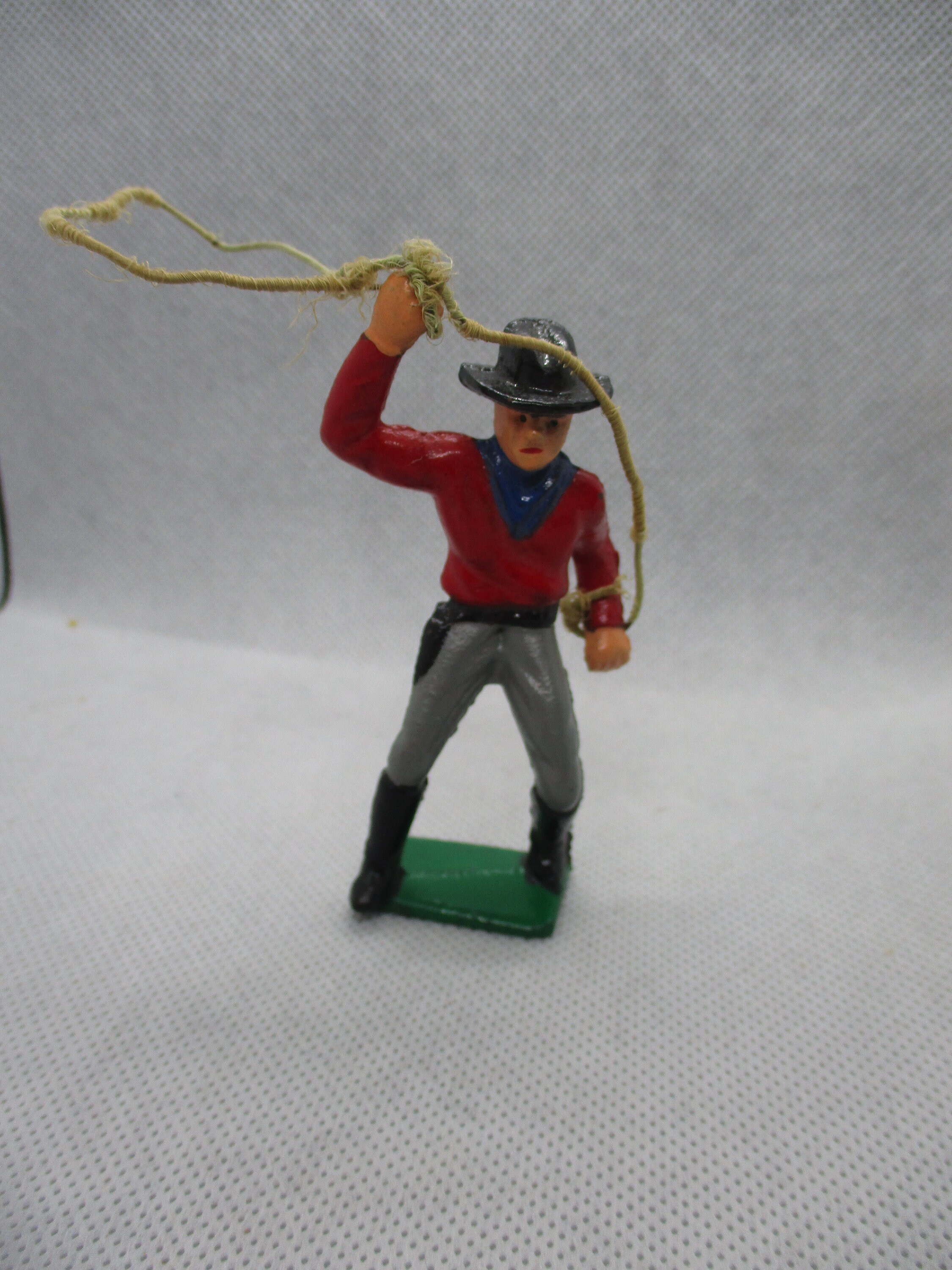 Barclay Cowboy With a Lasso Metal Figure - Etsy