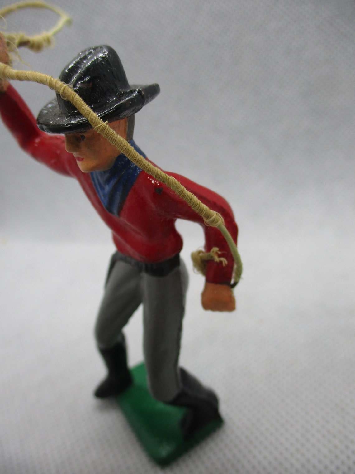 Barclay Cowboy With a Lasso Metal Figure - Etsy