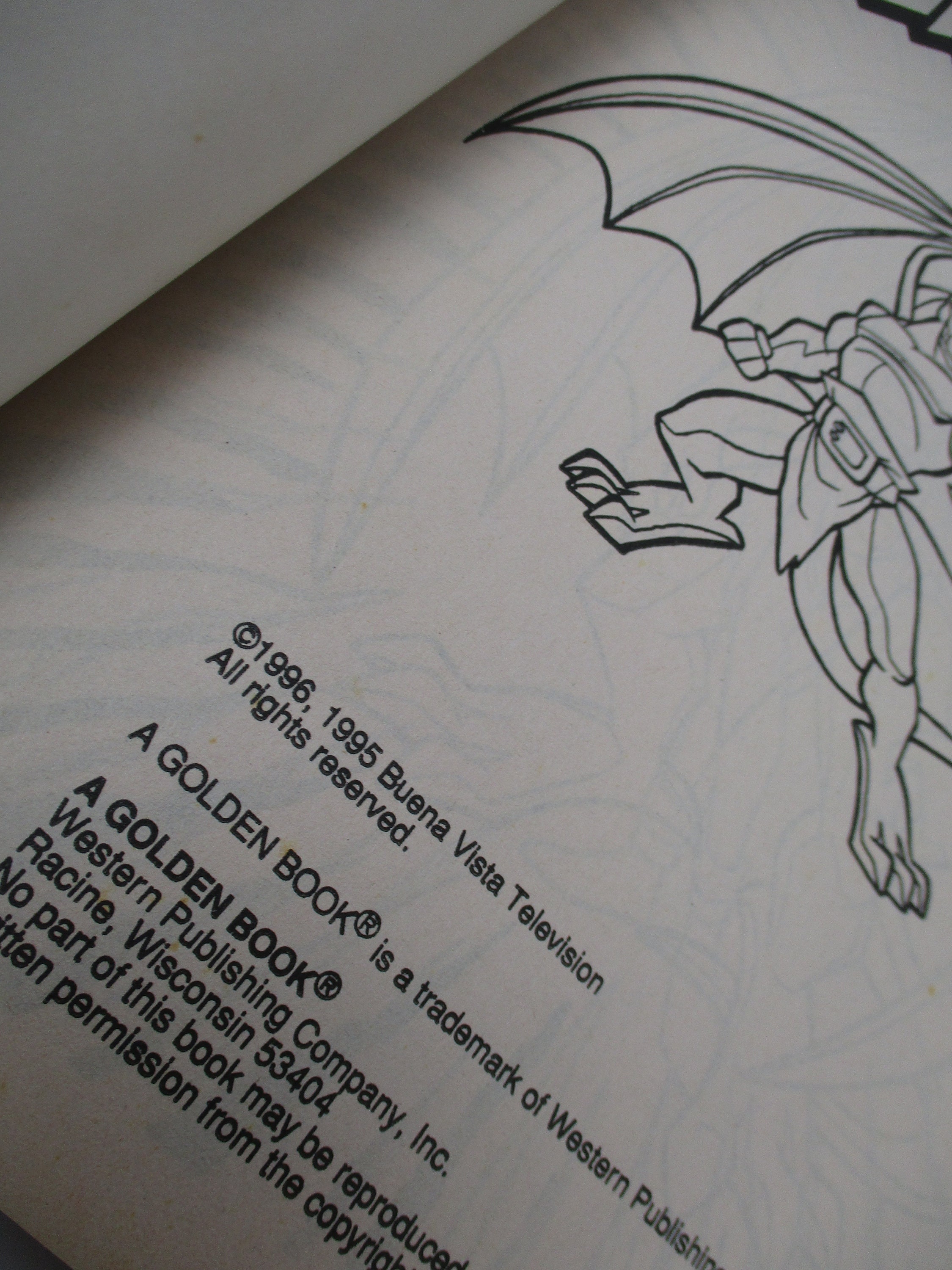 1996 A Golden Book - Gargoyle Coloring Book and Activities - Etsy