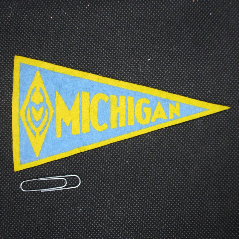 Michigan Felt Pennants - Etsy