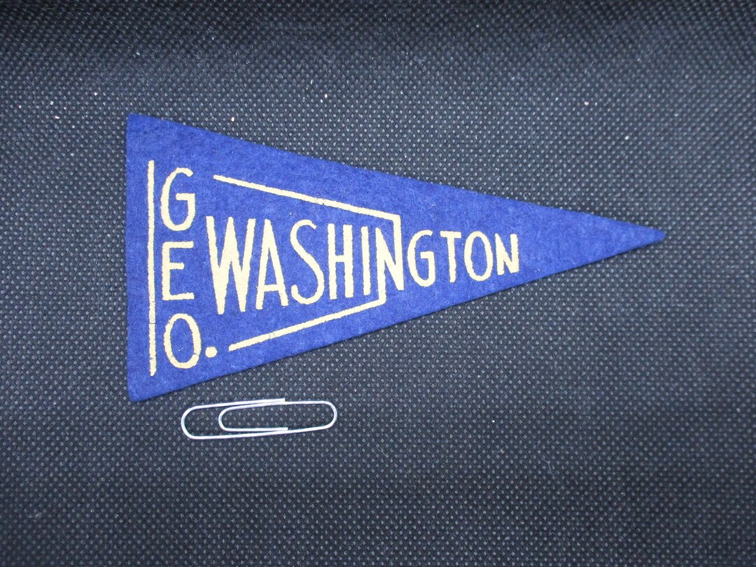 Vintage George Washington University Felt Pennant (1930s) - Etsy