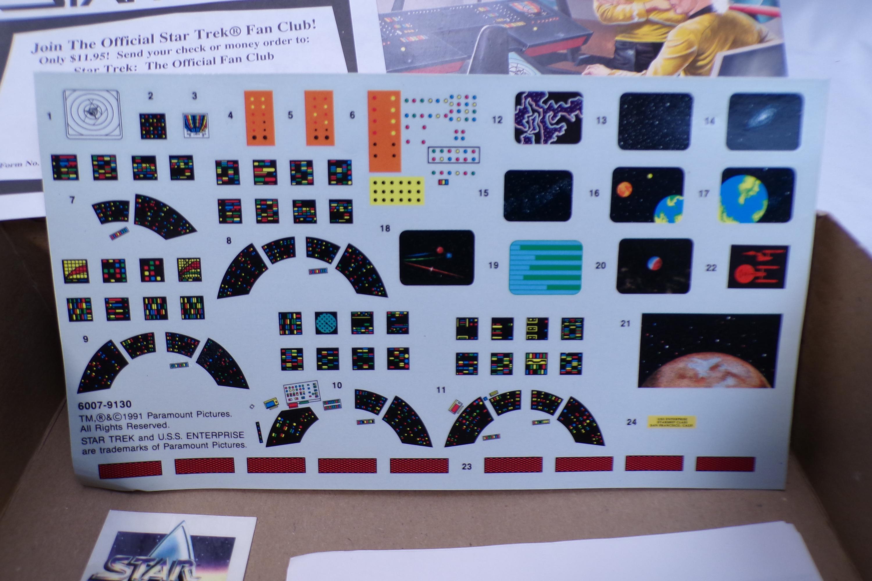 AMT Ertl Star Trek U.S.S. Enterprise Command Bridge Model (1991) - Etsy