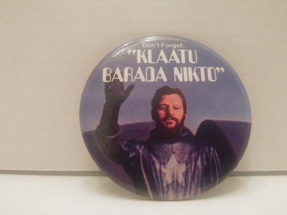 Don't Forget Klaatu Barada Nikto Ringo Starr | Etsy