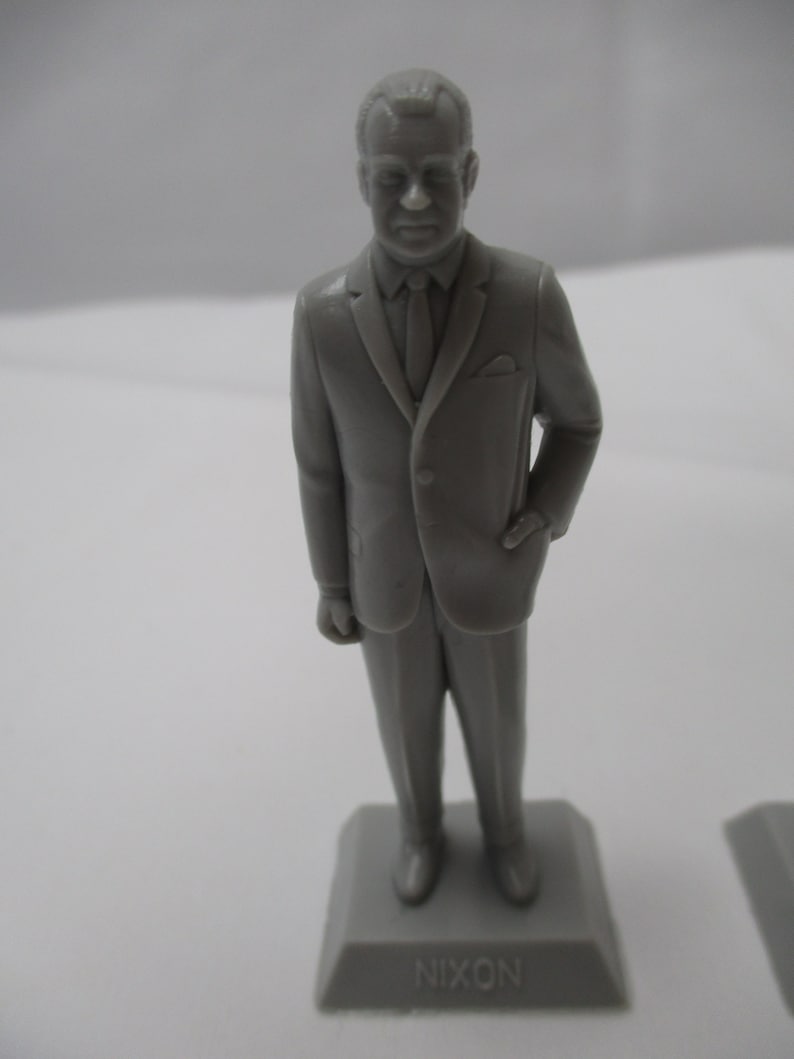 Marx Toys Small Plastic Figures of President Richard Nixon (2) - Etsy