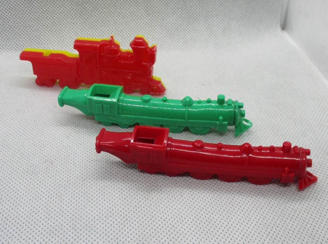 Vintage Plastic Train Whistles - Etsy
