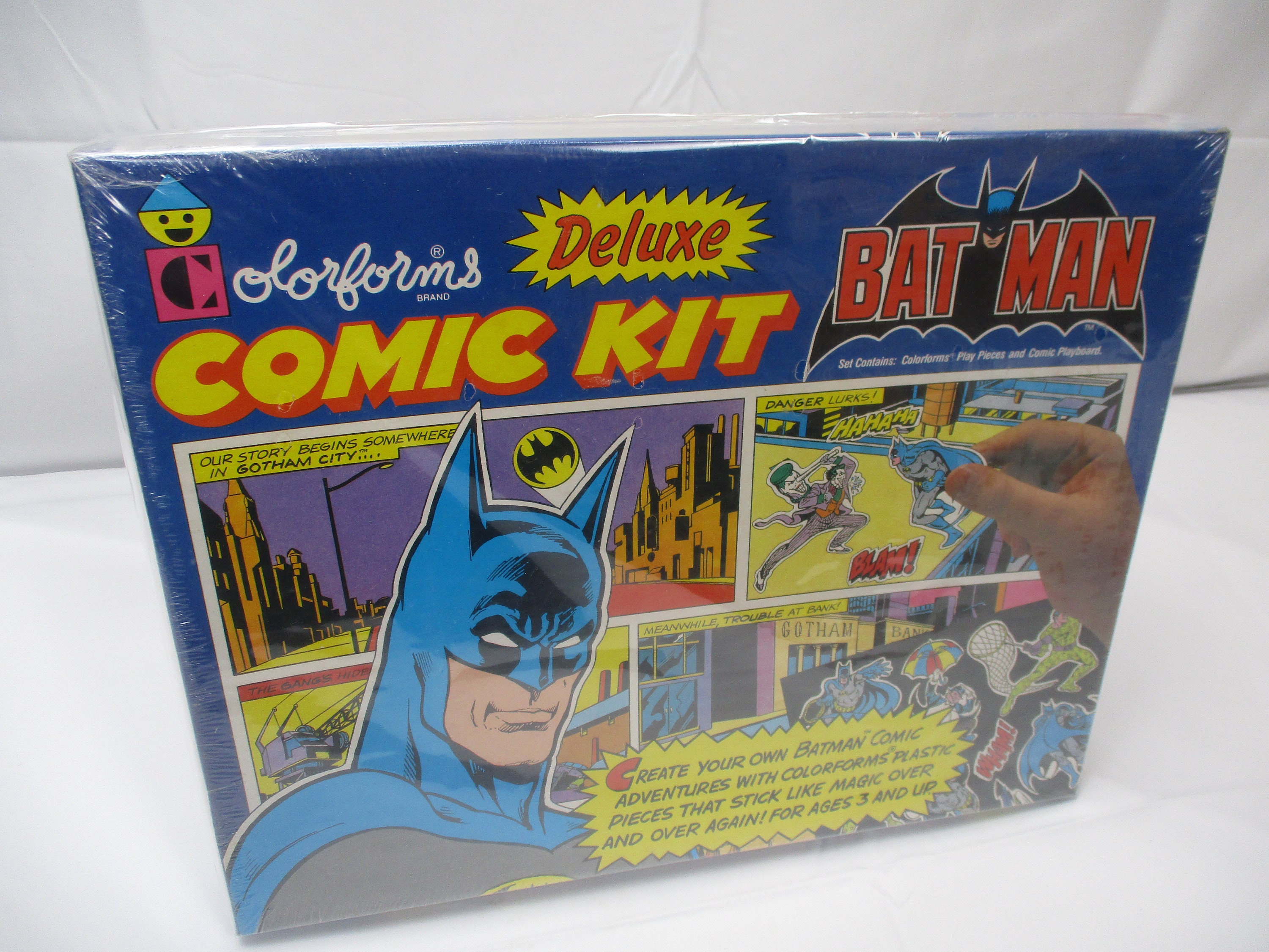 1989 Colorform Deluxe Batman Comic Kit - Etsy