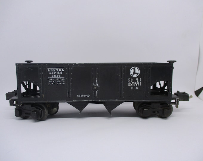 Prewar Lionel Hopper Car #2816 - Etsy