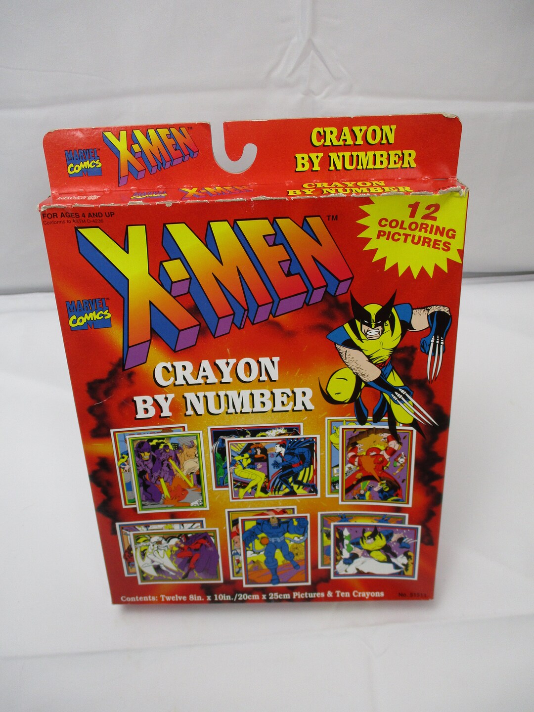1996 Craft House Marvel X-men Crayon by Numbers (sealed) - Etsy