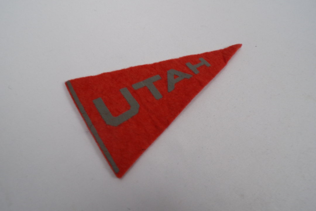 University of Utah Souvenir Gum Felt Pennant (1930s) - Etsy