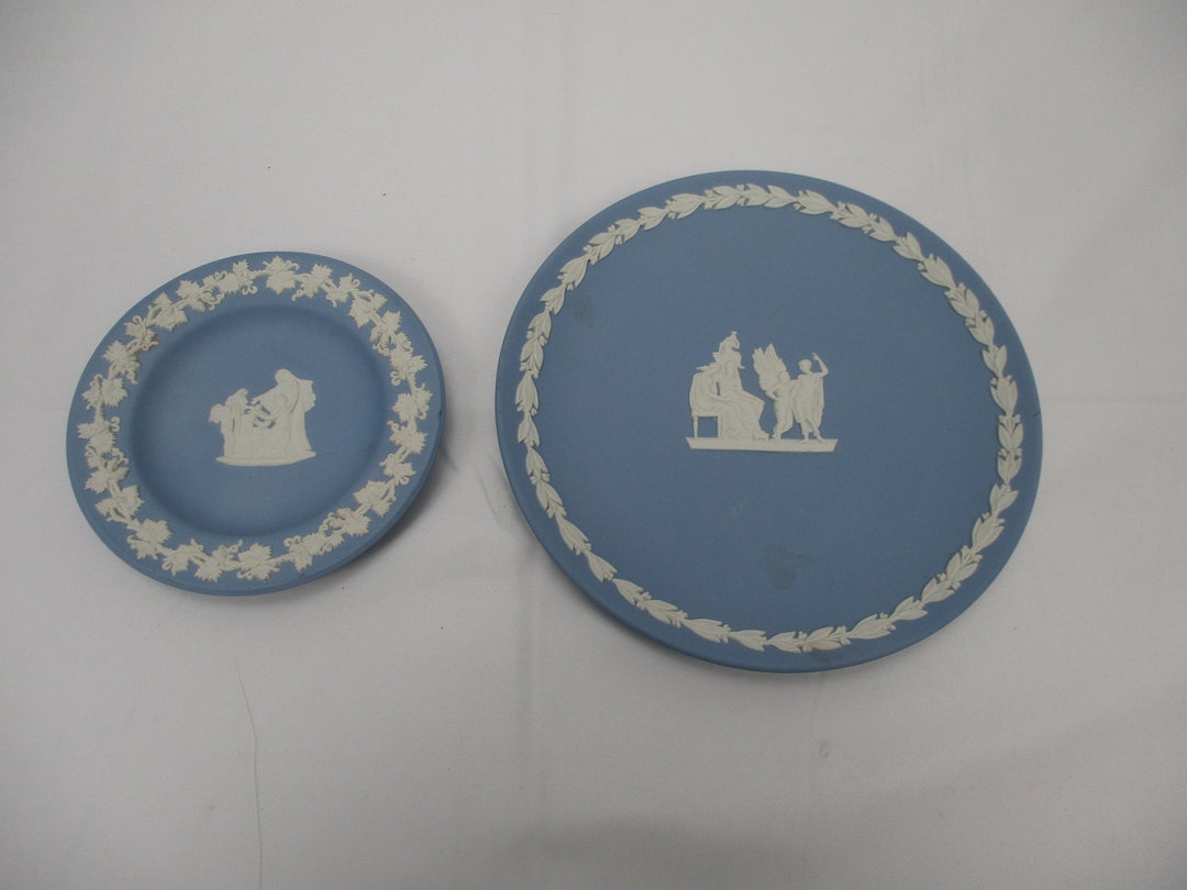 Wedgewood Blue Jasperware Small Plates - Etsy