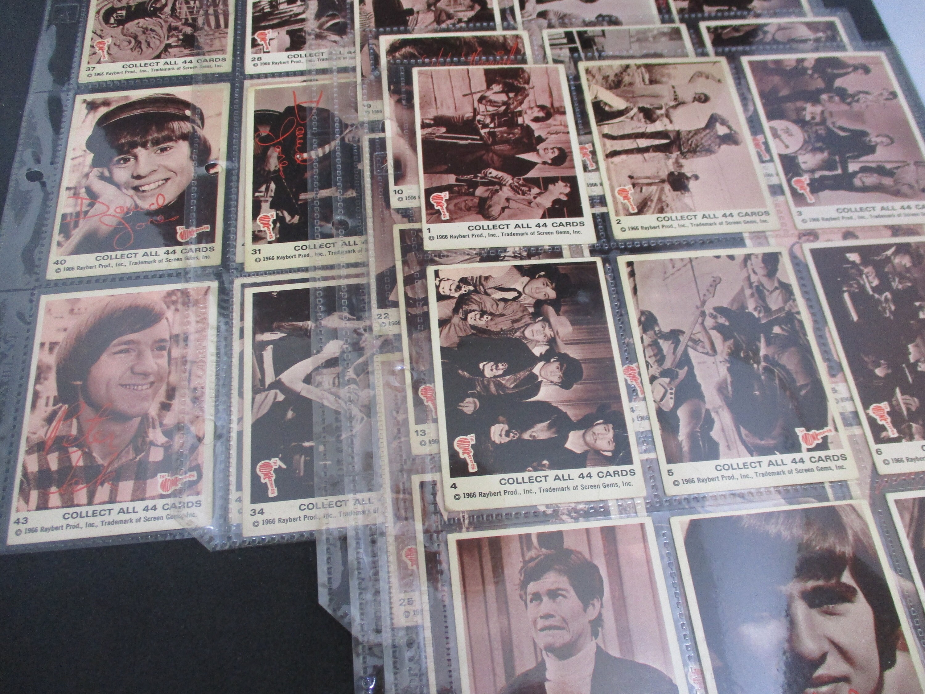 The Monkees Trading Card Set (1966) - Etsy