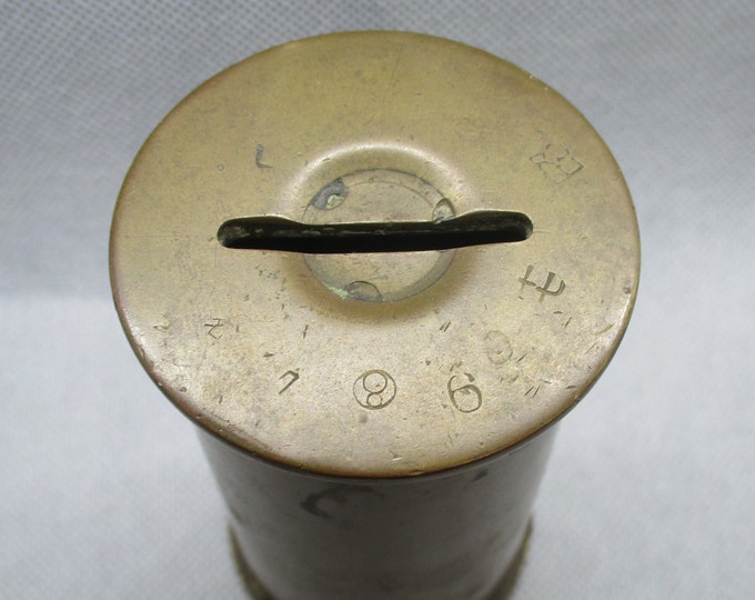 WW2 Brass Artillery Shell as a Money Bank - Etsy