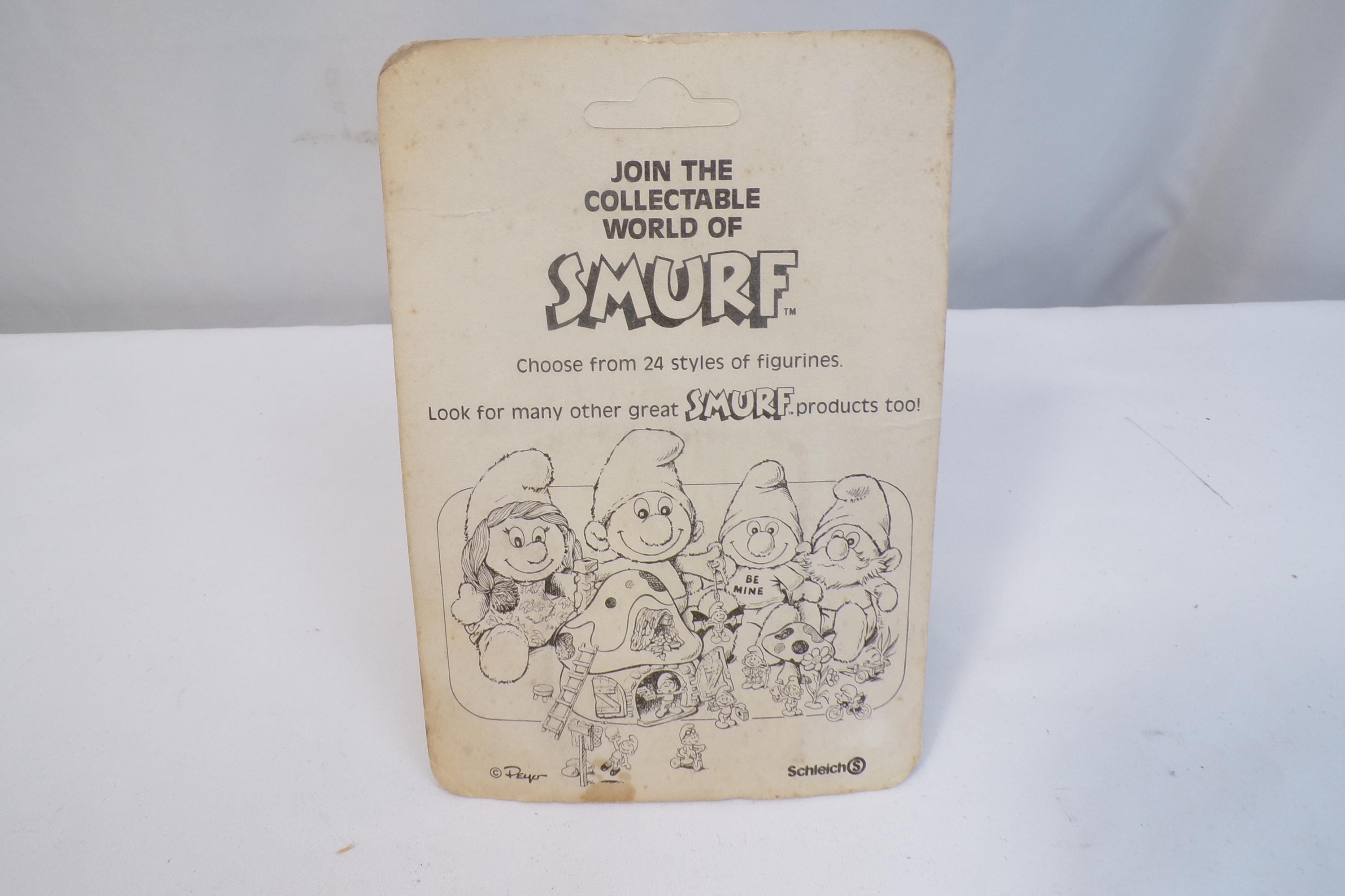 1982 Smurf Figure "lover Smurf" Peyo Schleich - Wallace Berry Co Inc - Etsy