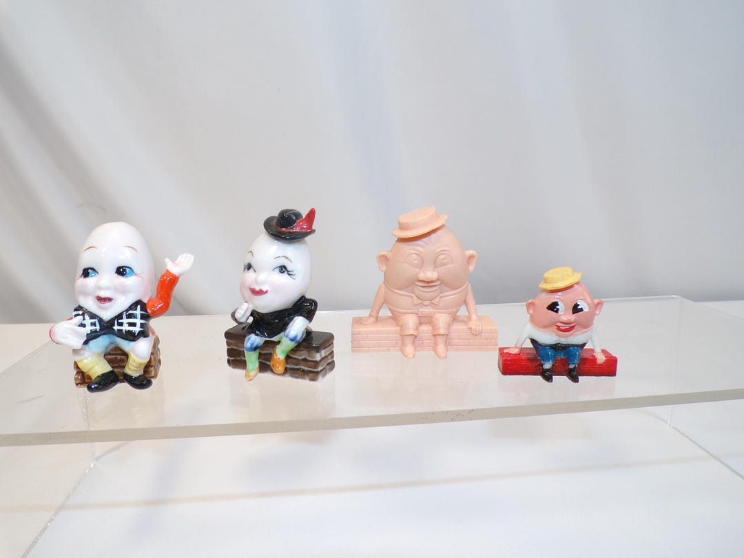 Vintage Humpty Dumpty Figure Collection: 1960s Fairykin, Marx Fairytale ...