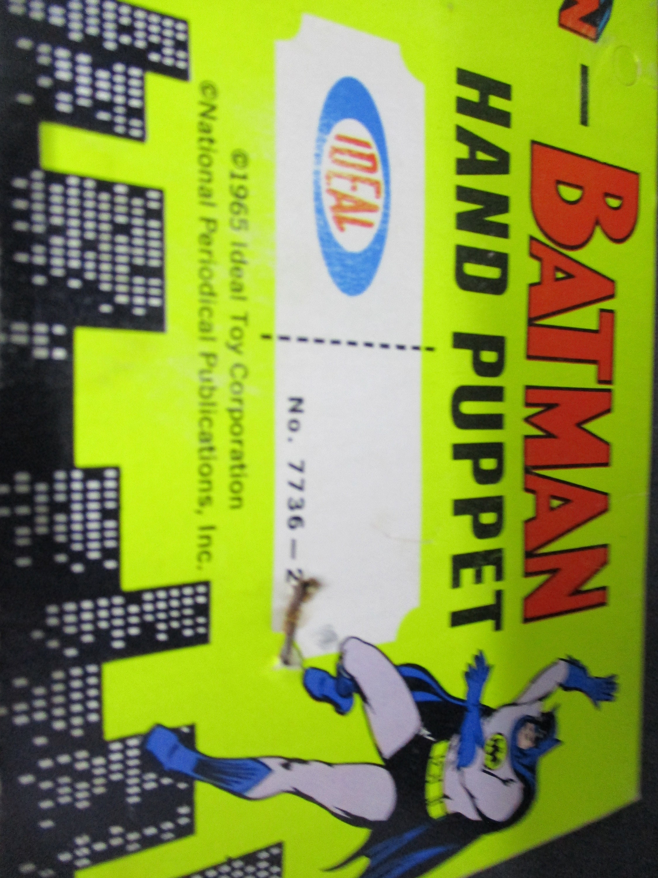 Ideal Toys Batman Hand Puppet - Etsy