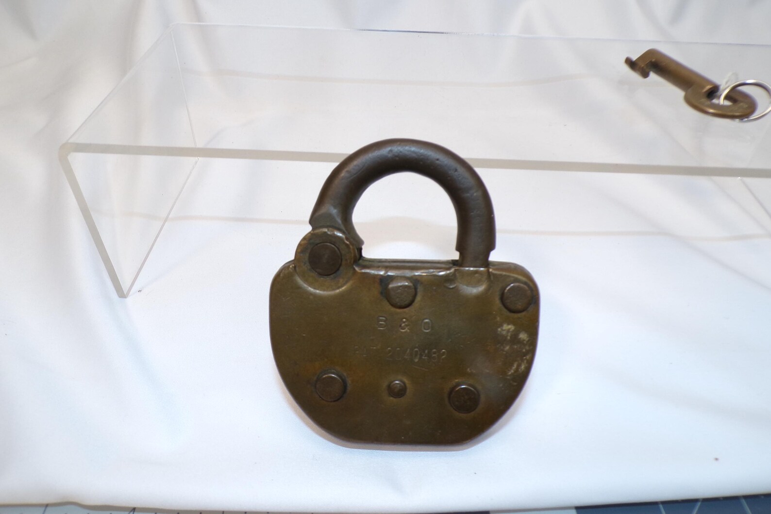 Adlake Baltimore and Ohio Railroad Switch Lock With Key (1920s) - Etsy