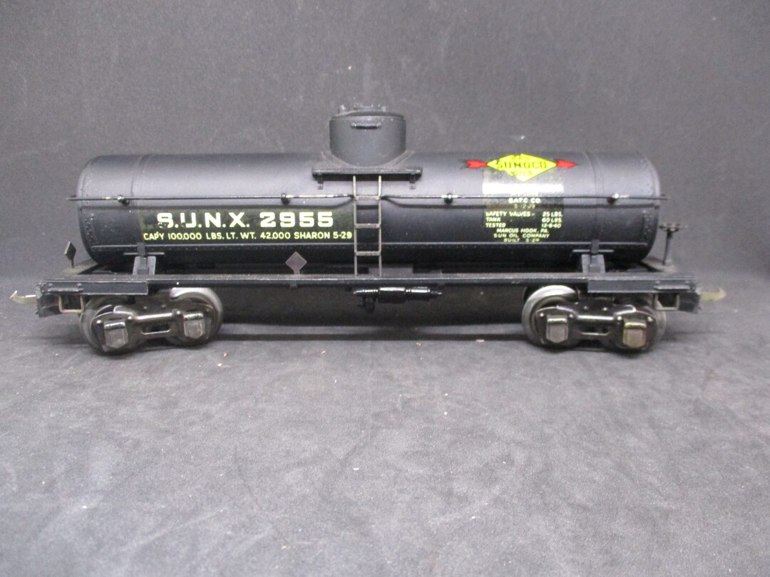 Prewar Lionel Trains "sunoco" Tanker Car No.2955 - Etsy