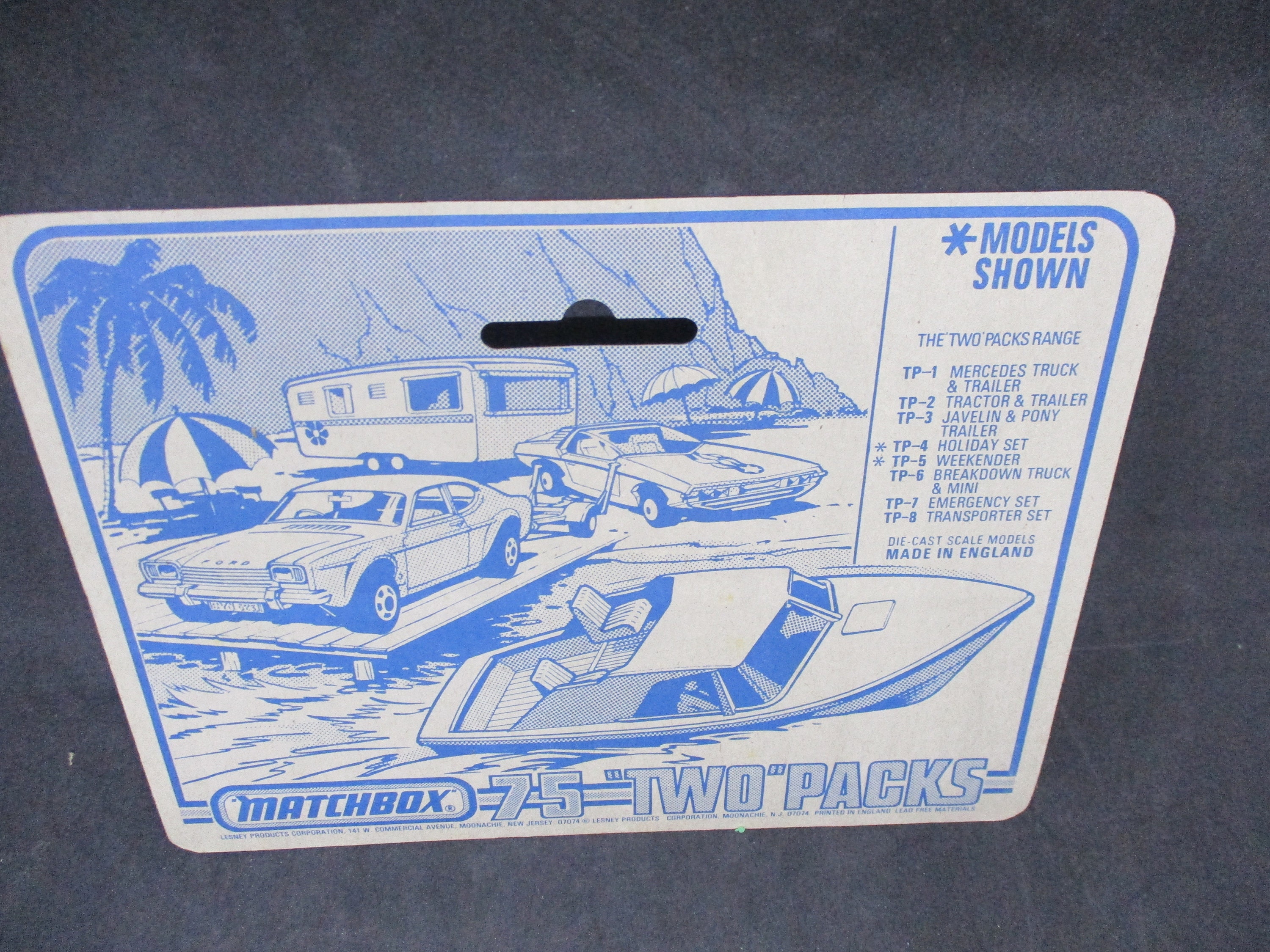 Matchbox 75 "two" Pack TP-8 Transporter Set (1975) - Etsy