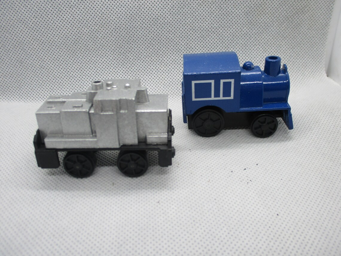 Blue and Silver Metal Train Pencil Sharpeners - Etsy