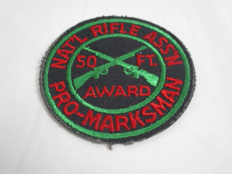 National Rifle Association (NRA) Pro-marksmen 50ft Award Patch - Etsy
